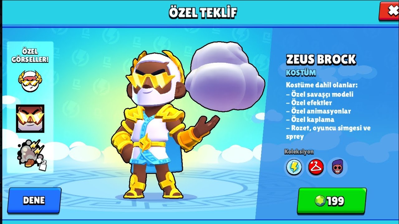 ZEUS BROCK ALDIM: BRAWL STARS #5 - YouTube