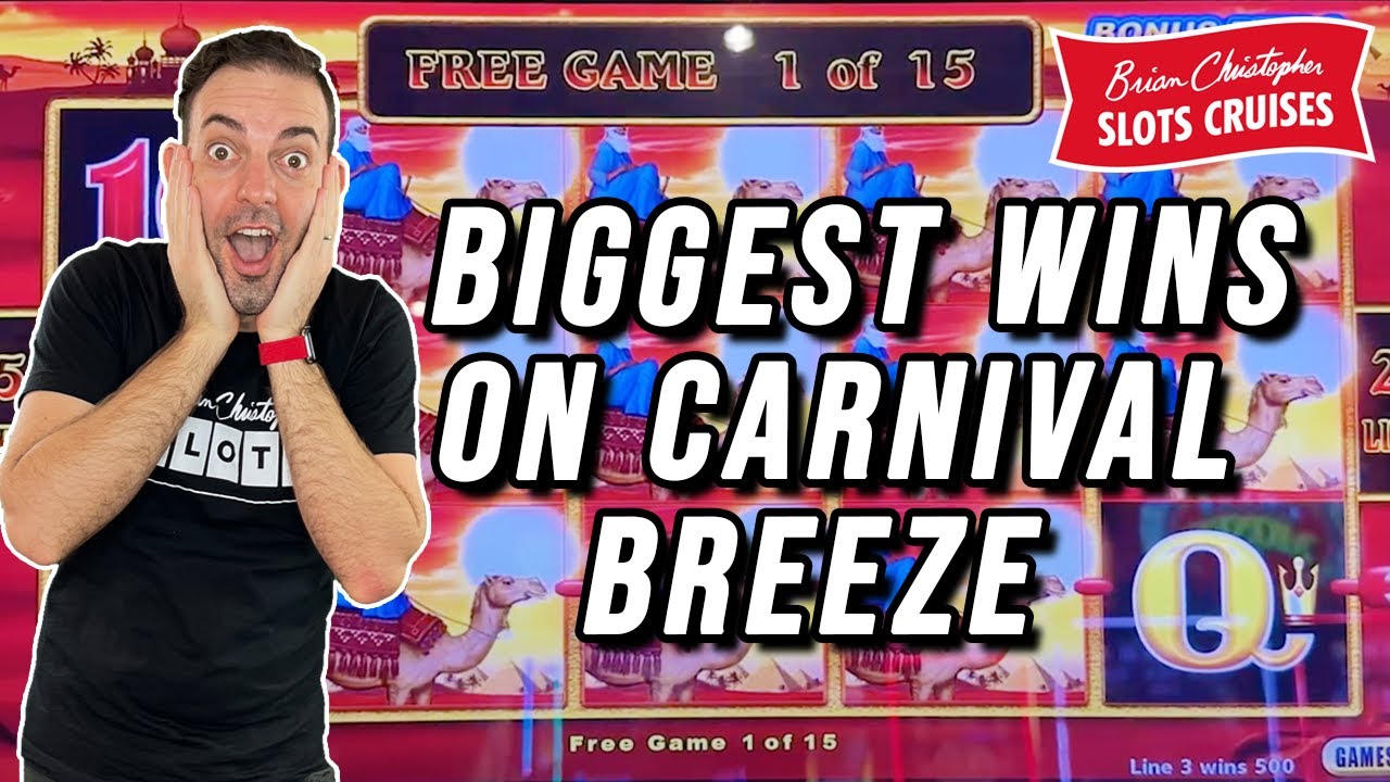 💥 My BIGGEST Wins EVER on Carnival Breeze 🚢 BCSlots Cruise - YouTube