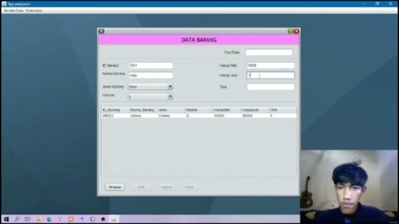 PEMBUATAN APLIKASI KASIR MENGGUNAKAN MYSQL DAN NETBEANS - YouTube