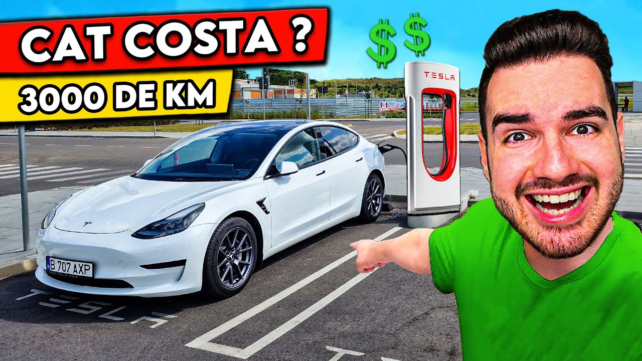 Cat costa sa mergi 3000km cu TESLA Model 3 ? - YouTube