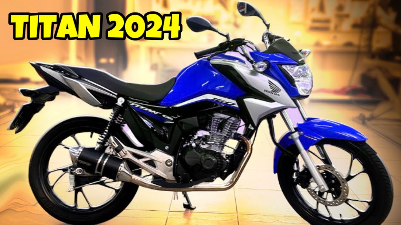 TITAN 160 2024 PODER TER NOVAS CORES YouTube
