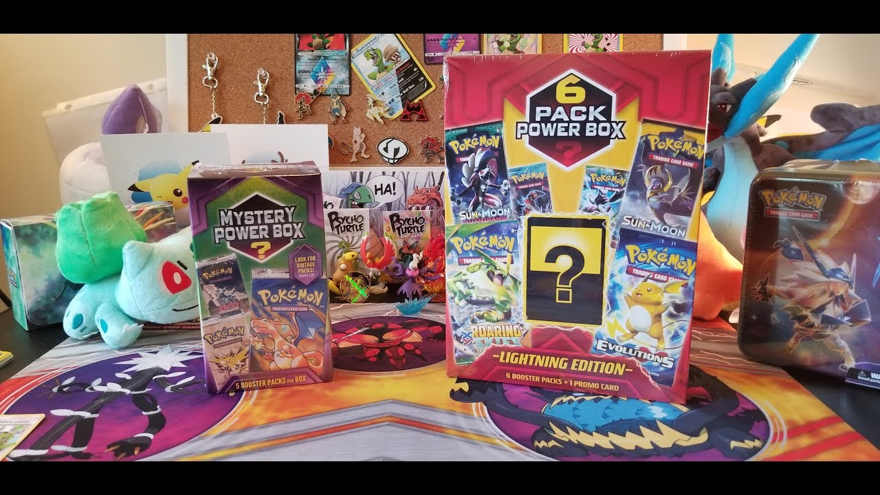 Brand New 6 Pack Power Box Lightning Edition VS Mystery Power Box - YouTube