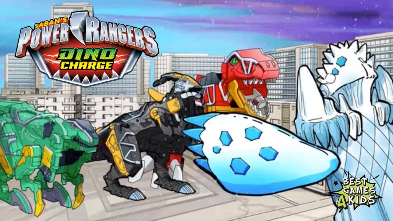 Power Rangers Dino Charge Rumble HD | Battle ICE AGE and his monster ...