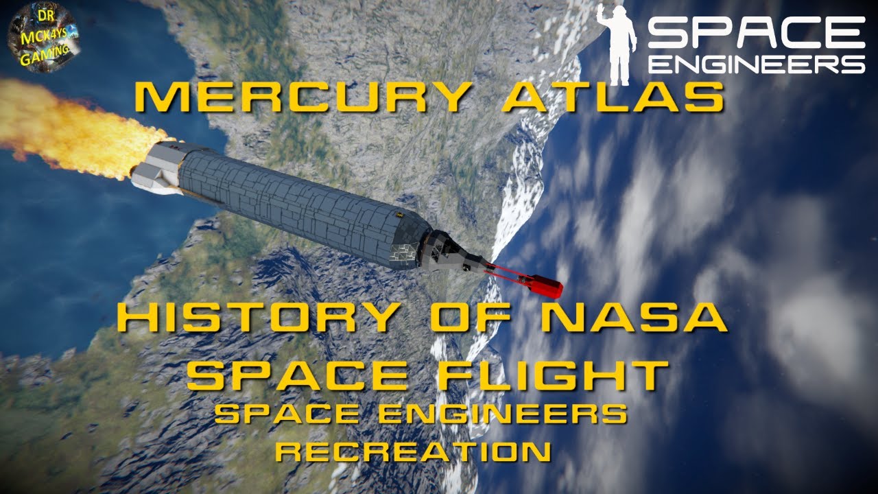 History Of NASA Space Flight Part 2 The Mercury Atlas #6 - YouTube