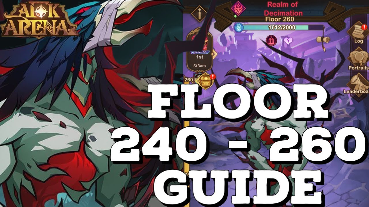 F2P TEMPORAL RIFT FLOORS 240-260 GUIDE [MICHAEL - AFK ARENA] - YouTube