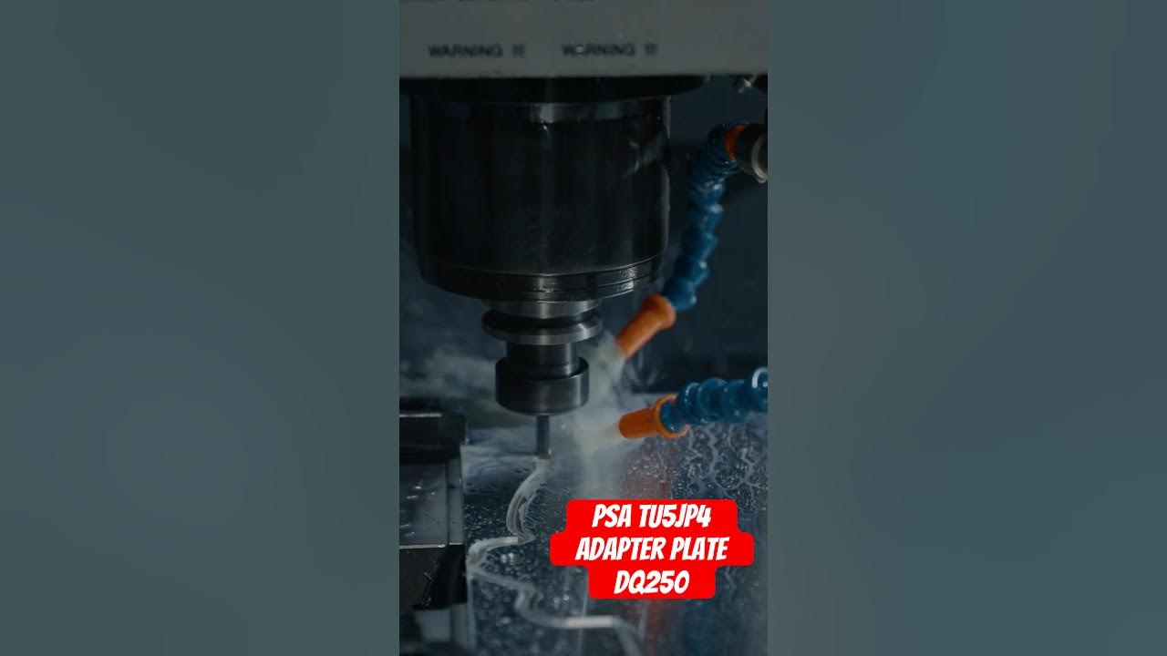 CNC MANUFACTURING | Psa tu5 adapter plate for DQ250 #car #cnc #tuning #clutch - YouTube