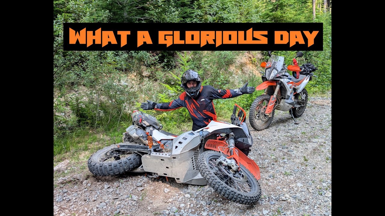 Glorious trail ride with two KTM 890s - YouTube