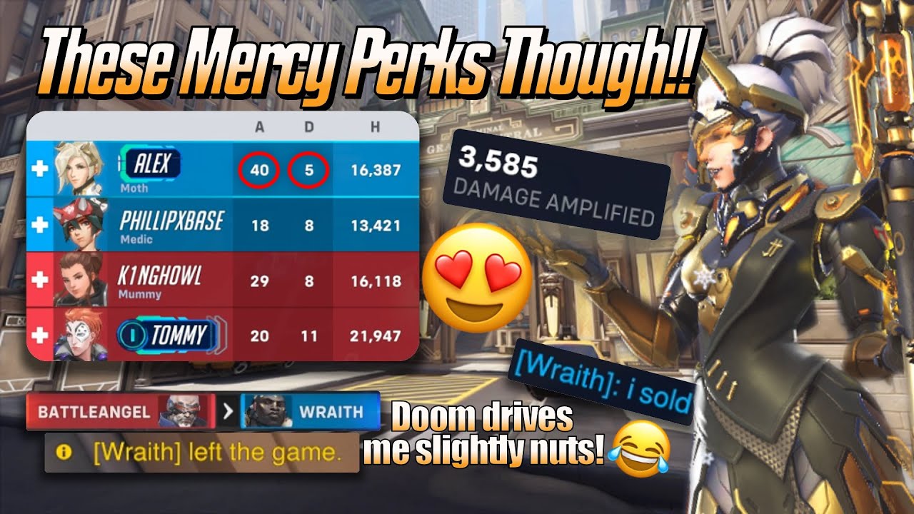 These Mercy Perks Though!! 😍 - Mercy Gameplay & Commentary - Overwatch ...
