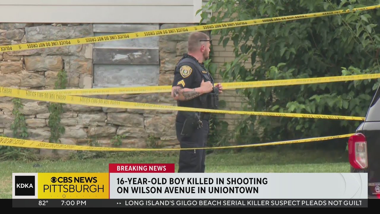 Teenager killed in Uniontown shooting - YouTube