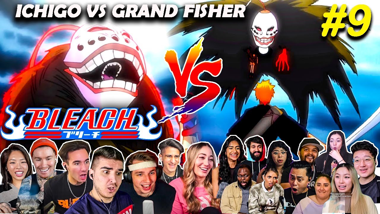 ICHIGO vs THE GRAND FISHER😲👻This is Getting Serious | BLEACH🔥Episode 9 ...