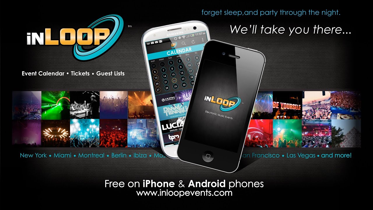 inLOOP Events app - (FREE) Find Parties Near You Anywhere, Anytime ...