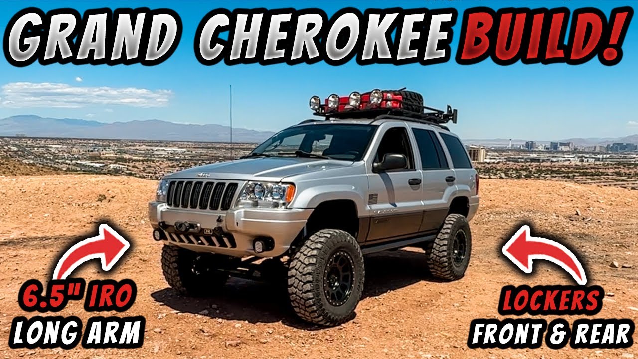 Jeep WJ Build on 6.5" Lift and 33's Walkaround | Grand Cherokee - YouTube