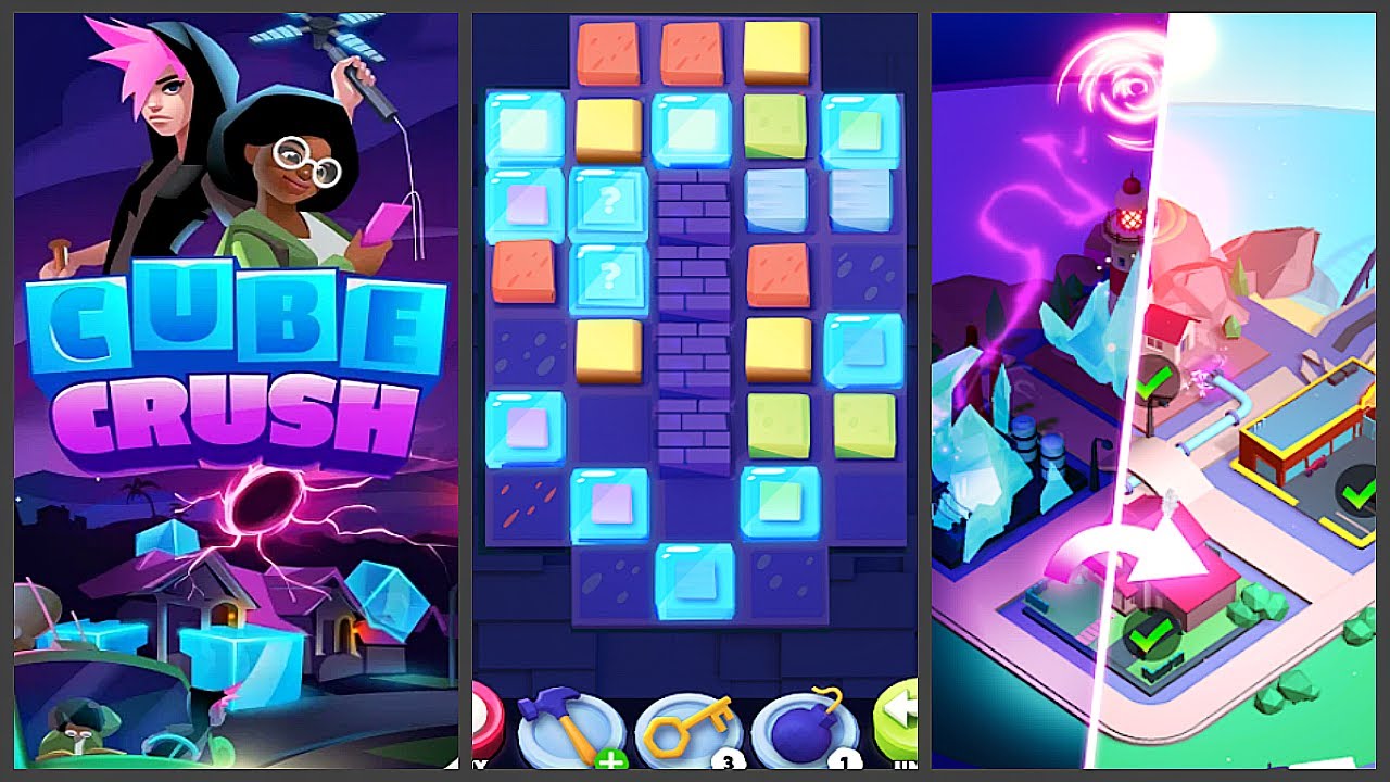 Cube Crush: Mystery Puzzle Adventure (Gameplay Android) - YouTube