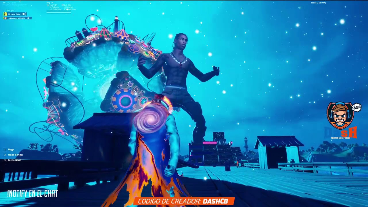 Concierto Travis Scott Skin AstroJack | Fortnite - YouTube
