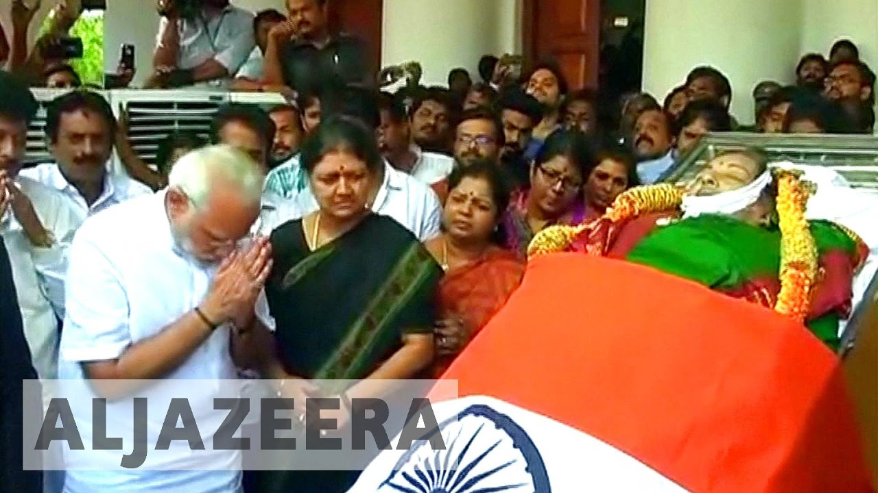 India: Thousands gather for Jayaram’s funeral - YouTube
