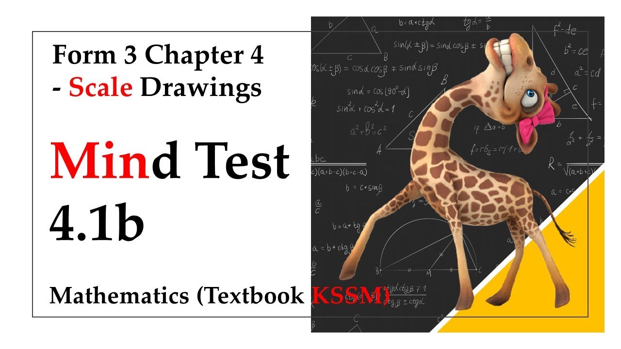 KSSM Mathematics Form 3 Chapter 4 - Mind Test 4.1b | Scale Drawings ...