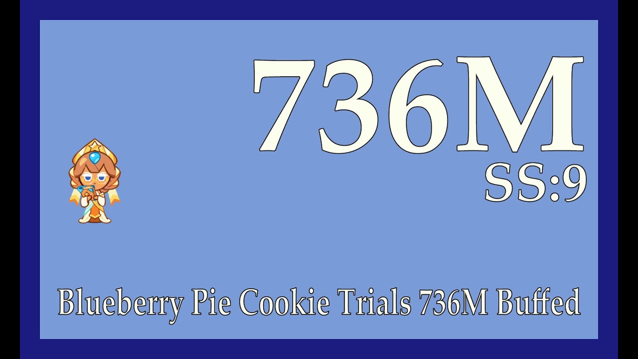 CROB Blueberry Pie Cookie Trials 736M Buffed | Jinx lol | Cookie Run ...