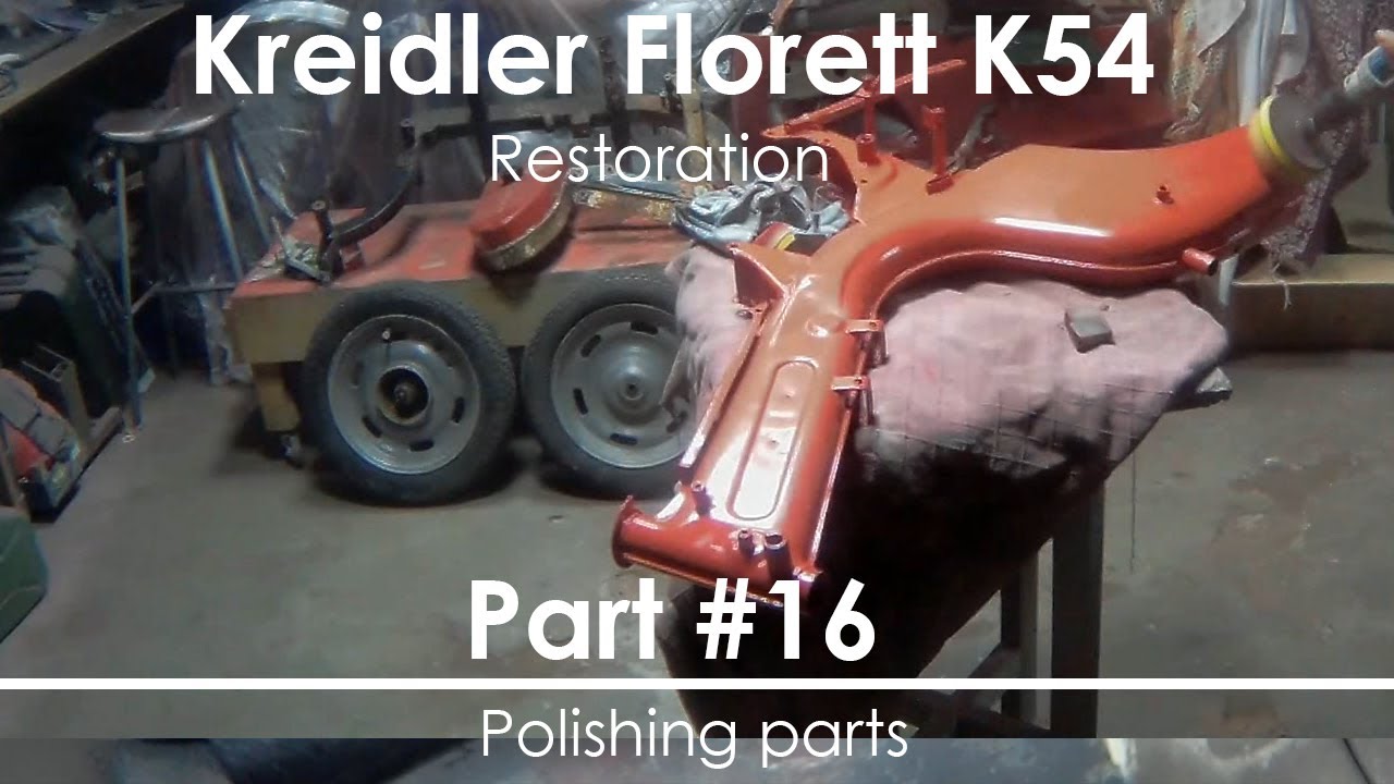 Kreidler Florett K54 - Part #16 (Polishing parts) - YouTube