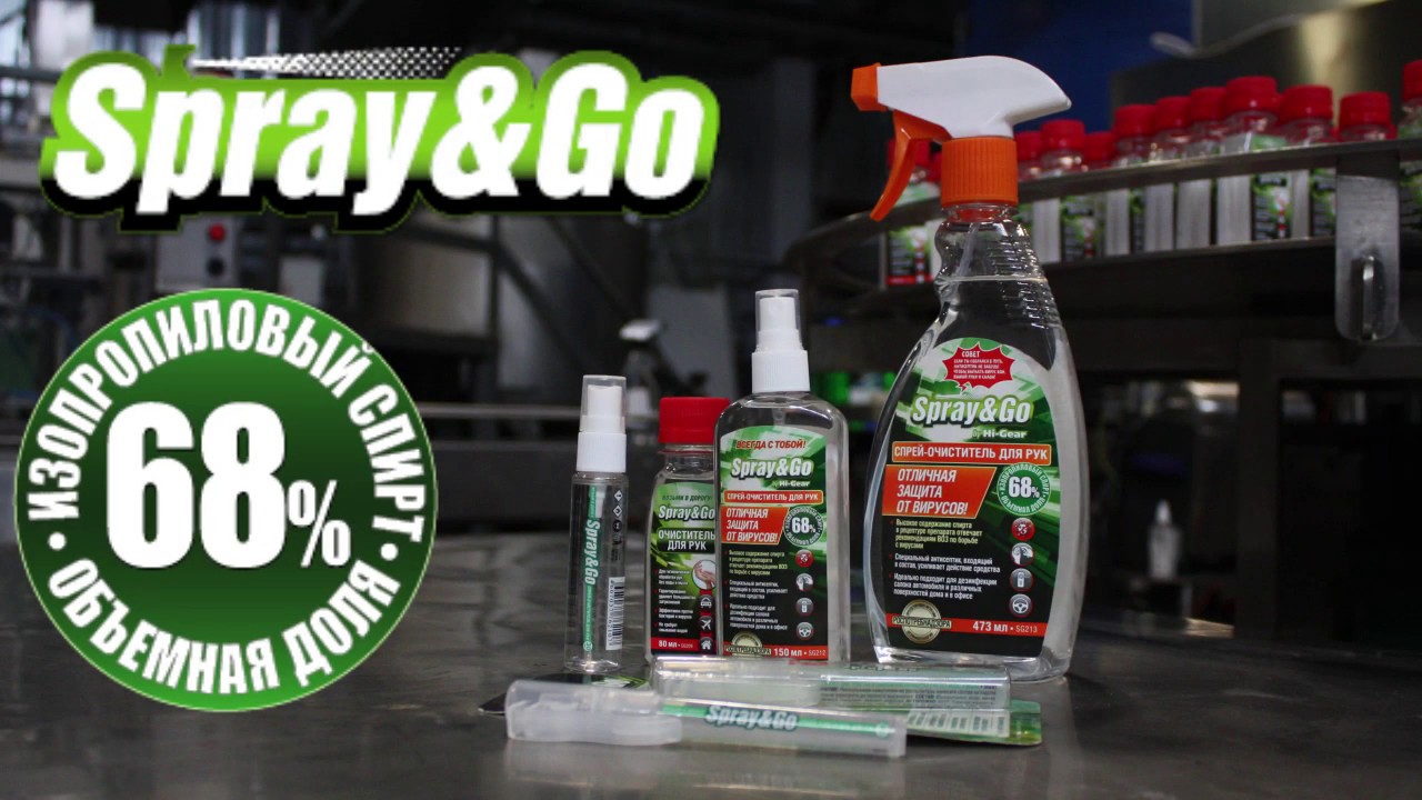 Репортаж о производстве антисептиков (санитайзеров) Spray&Go - YouTube