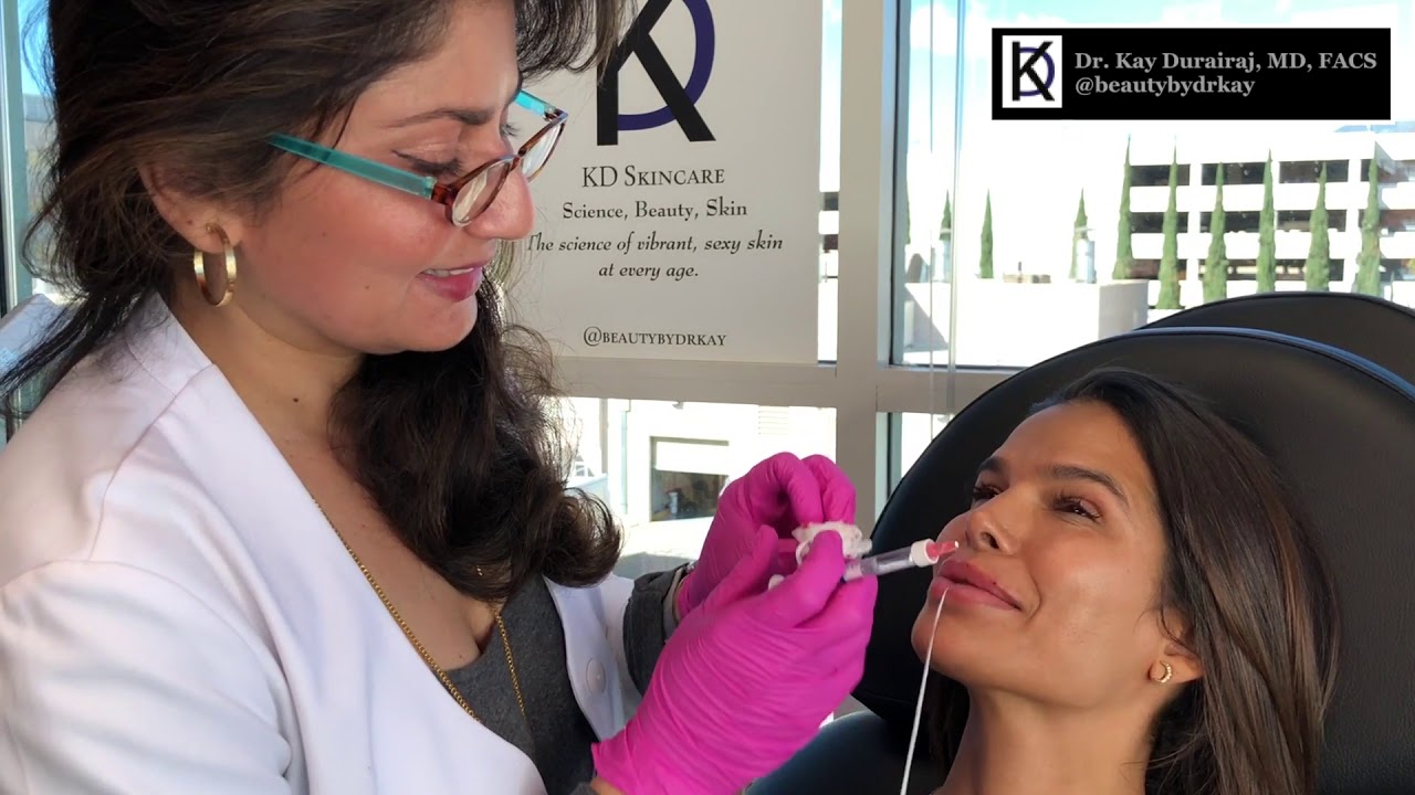 Lip Injections for Maxim Model, Victoria Bárbara - YouTube