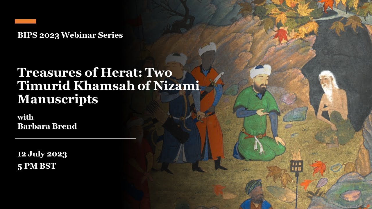 Treasures of Herat: Two Timurid Khamsah of Nizami Manuscripts - YouTube