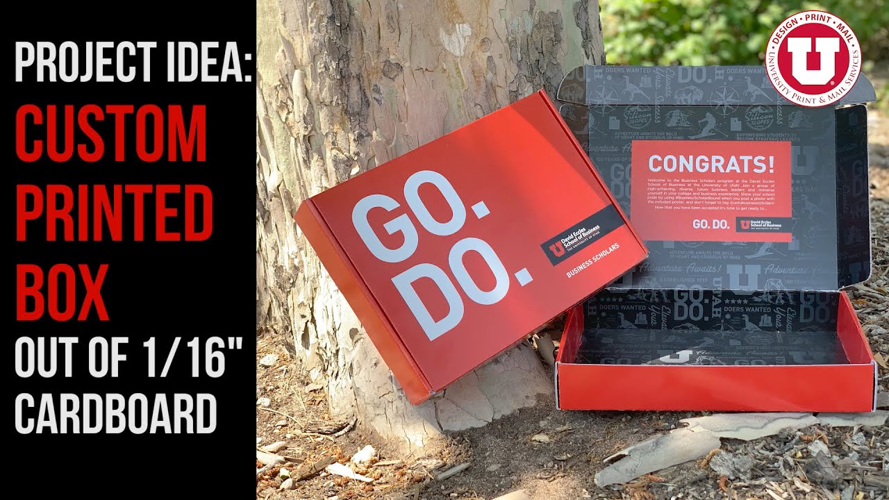 Project Idea: Custom Printed Box - YouTube