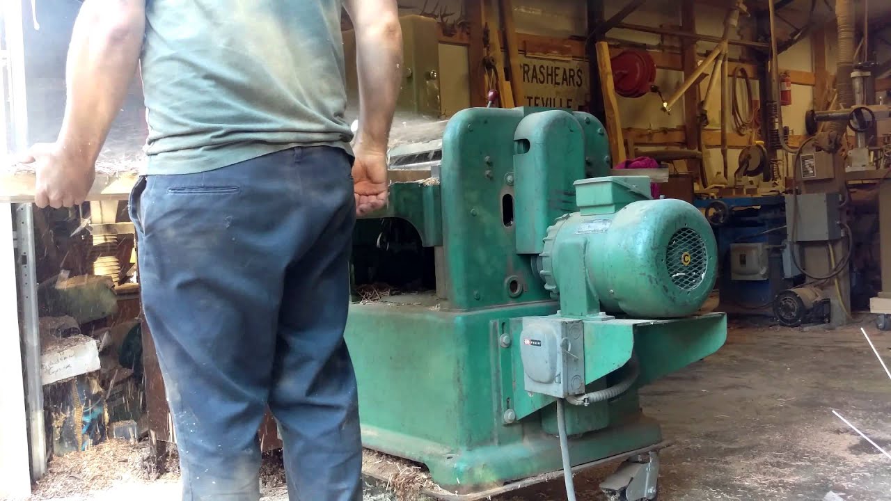16" planer, 16" maple - YouTube