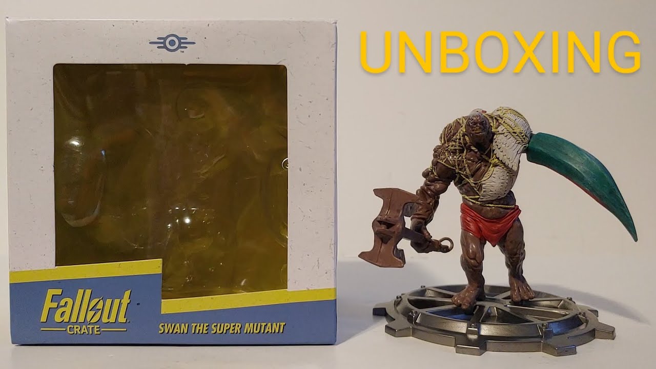 Fallout Crate Swan The Super Mutant Unboxing - YouTube