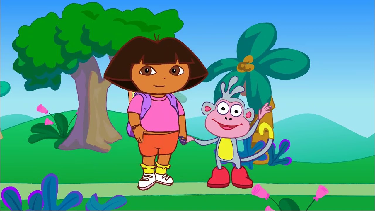 Dora the Explorer Spooky Forest Nick Jr. Game - YouTube