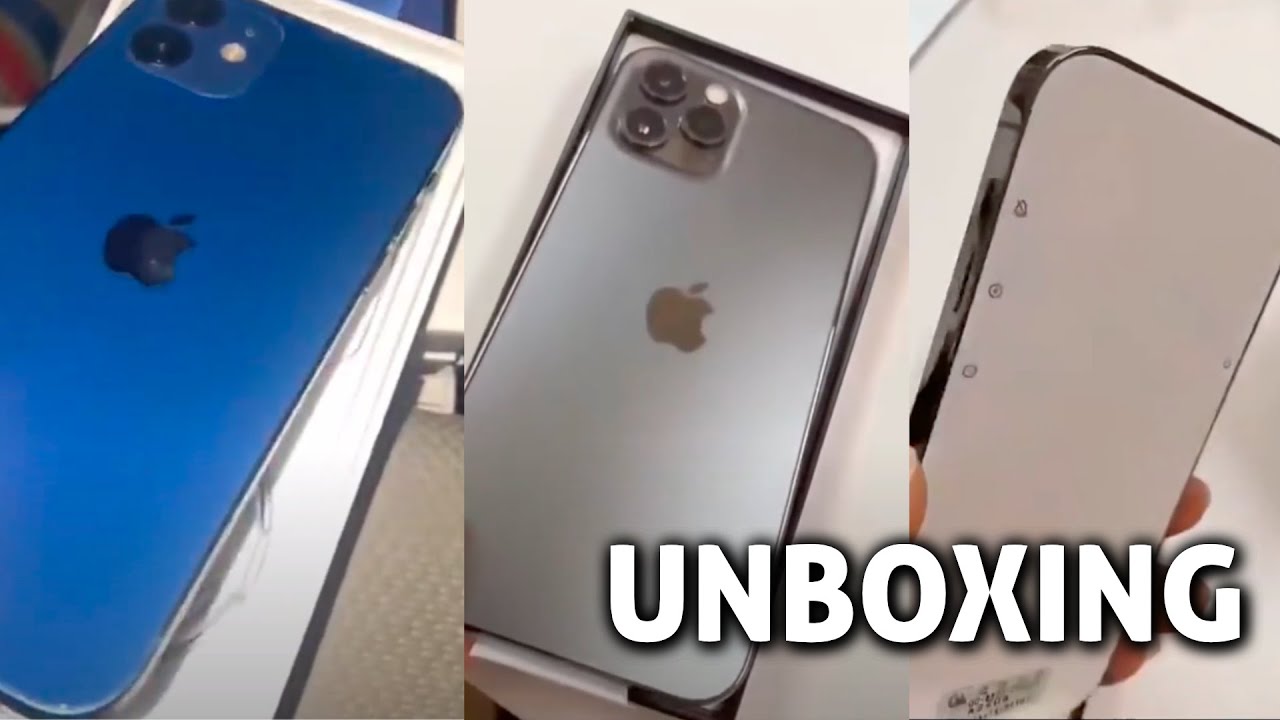iPhone 12 & iPhone 12 Pro Unboxing - YouTube