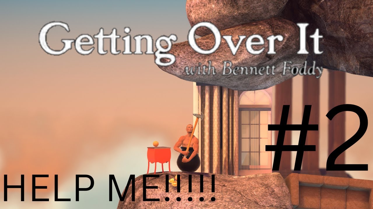 Getting Over It Part. 2 (Falling right at the start) - YouTube