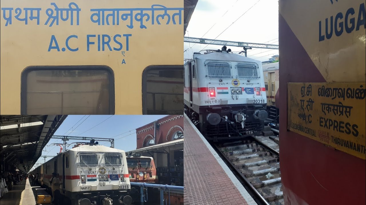 Trivandrum Chennai AC Express | First AC | Yeh kaafi anokhi train hai⭐️ ...