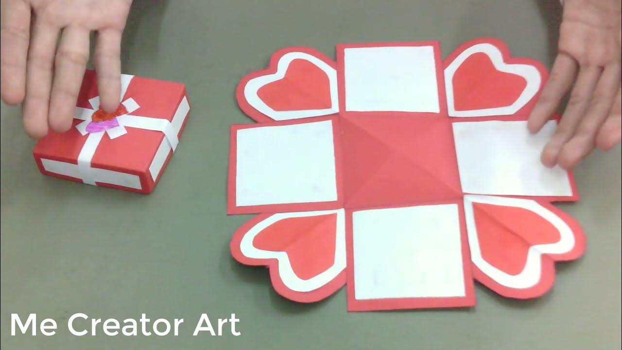 Birthday Explosion Box|How to make Explosion Box|Chocolate Explosion ...