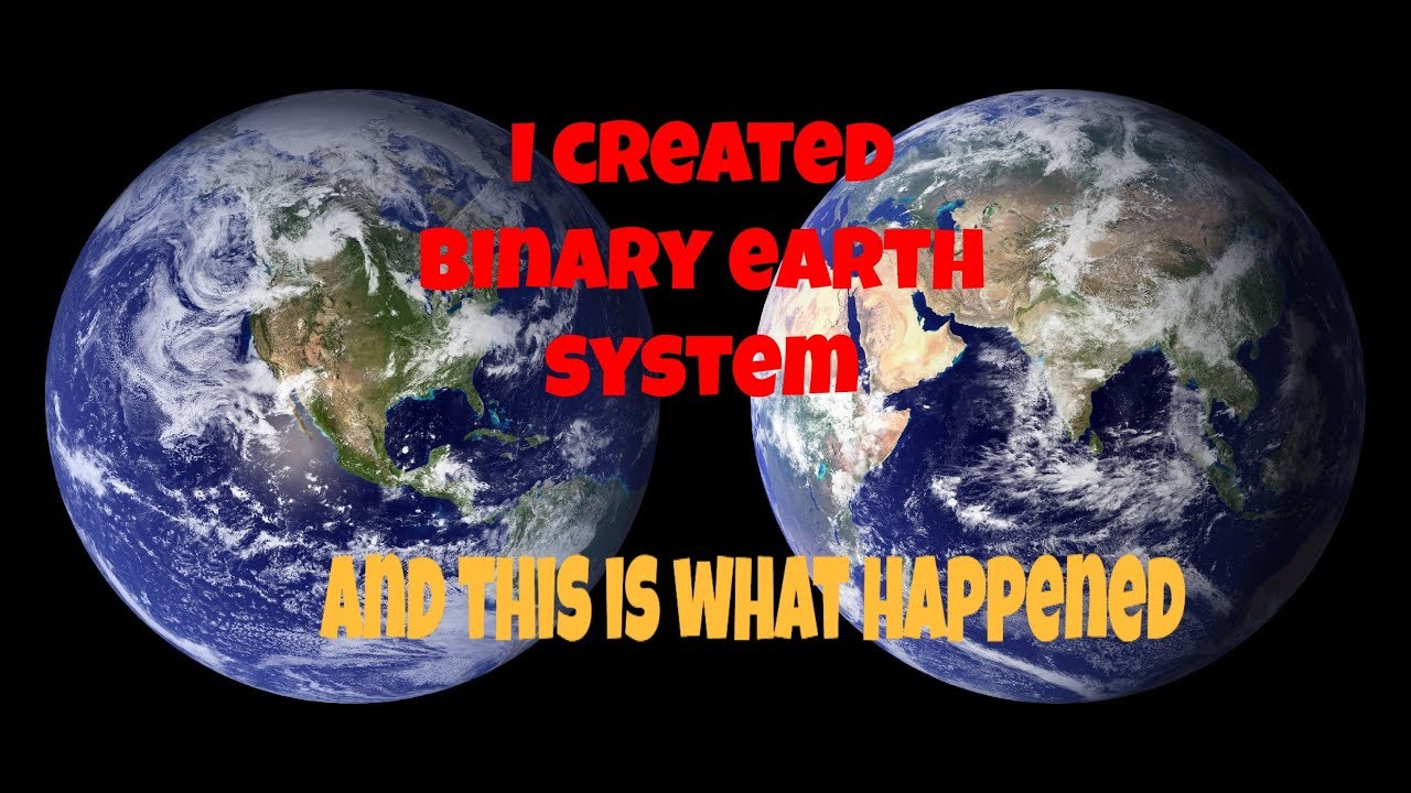 I created binary earth system | universe sandbox 2 - YouTube