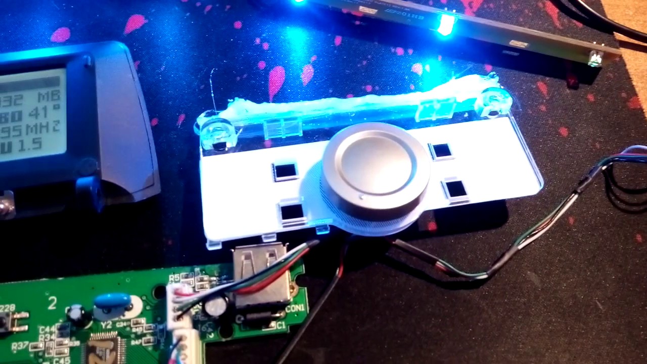 Logitech G15 LCD and led panel module - YouTube