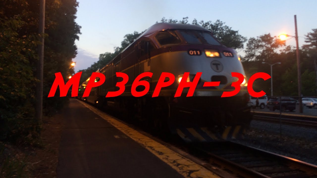 MBTA MP36PH-3C #011 Meets One Of The Last Non Rebuilt CTC-4 Cab Cars ...