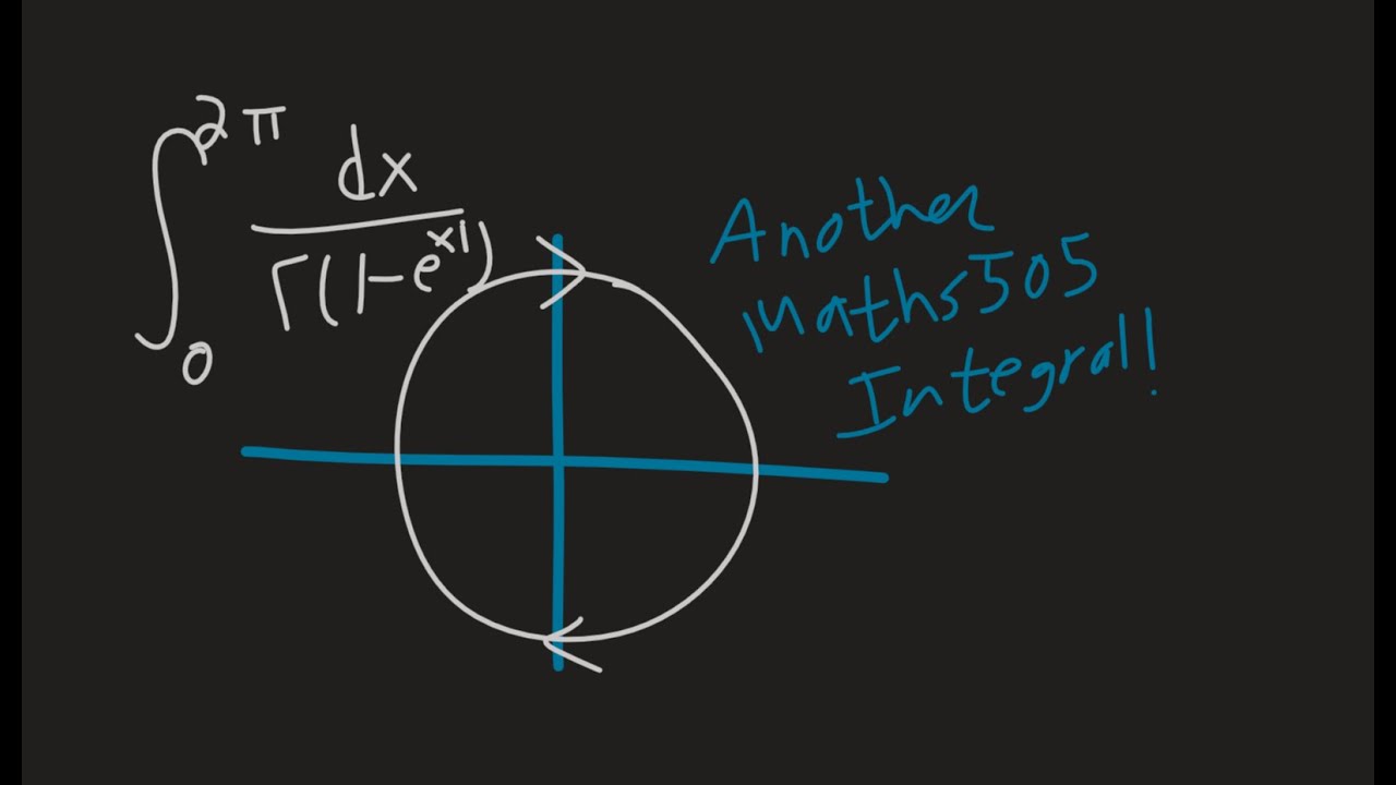 A Complex Take on a Cute Little @maths_505 Integral - YouTube