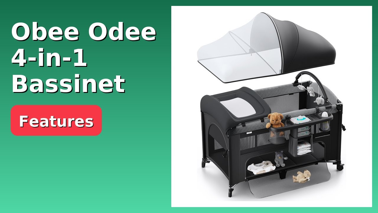 REVIEW (2026): Obee Odee 4-in-1 Bassinet. ESSENTIAL details. - YouTube