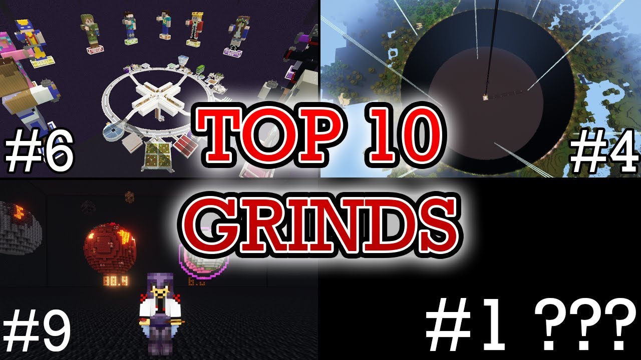My Top 10 Most Grind Projects in Minecraft! (number 1 will SHOCK you ...