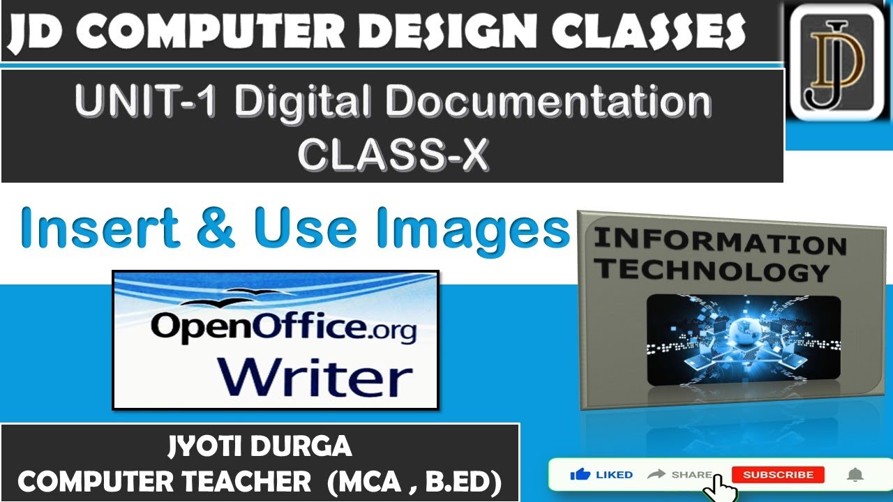 INSERT & USE IMAGES IN OPEN OFFICE WRITER - YouTube