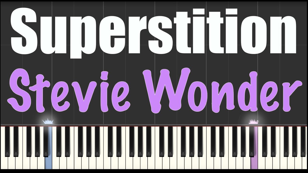 Superstition - Stevie Wonder - Piano Tutorial - YouTube