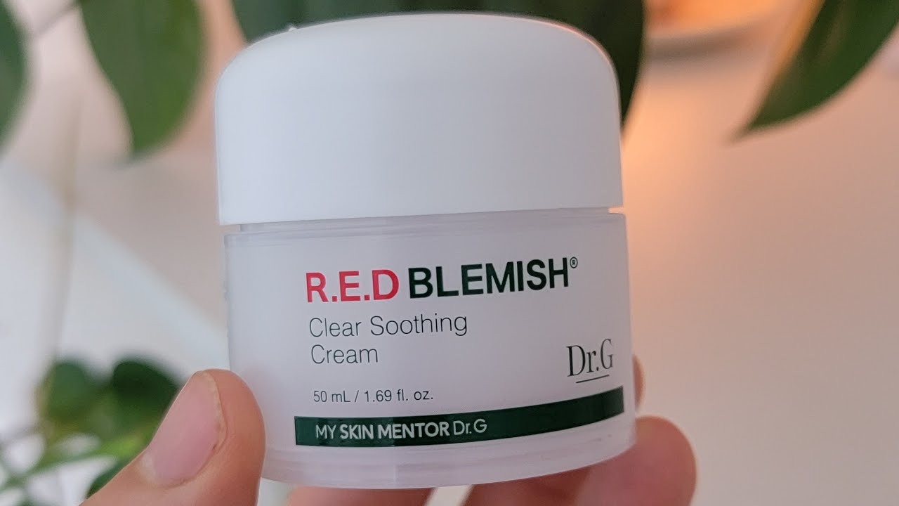 Review Completo R.E.D Blemish Clear Soothing Cream (Dr. G) - YouTube
