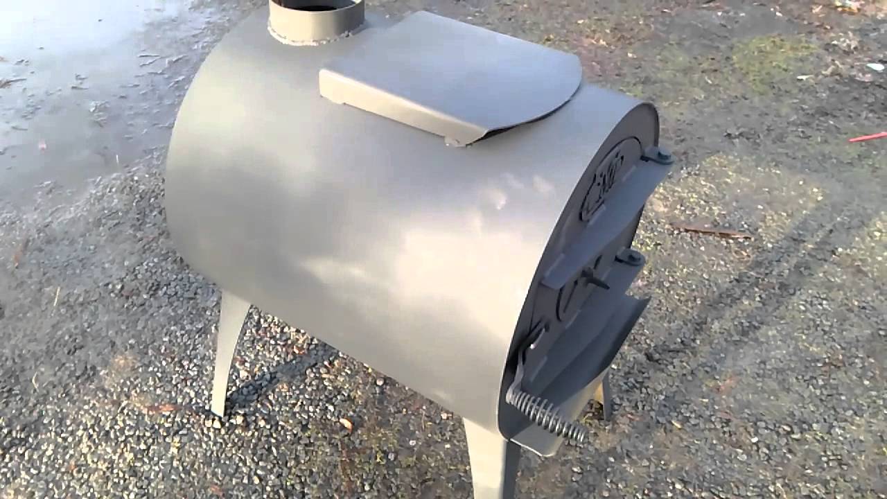 Custom Metal Projects Round Stove - YouTube