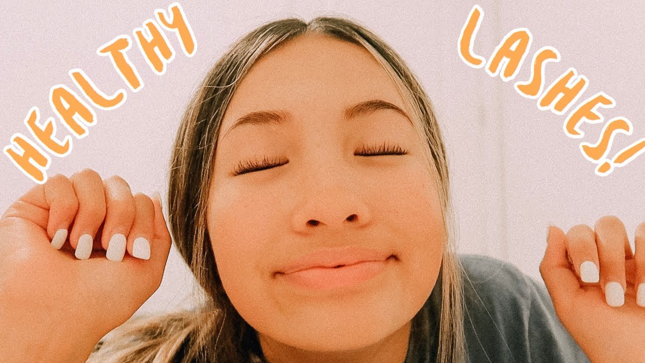 HOW TO HAVE LONG + HEALTHY LASHES! - YouTube