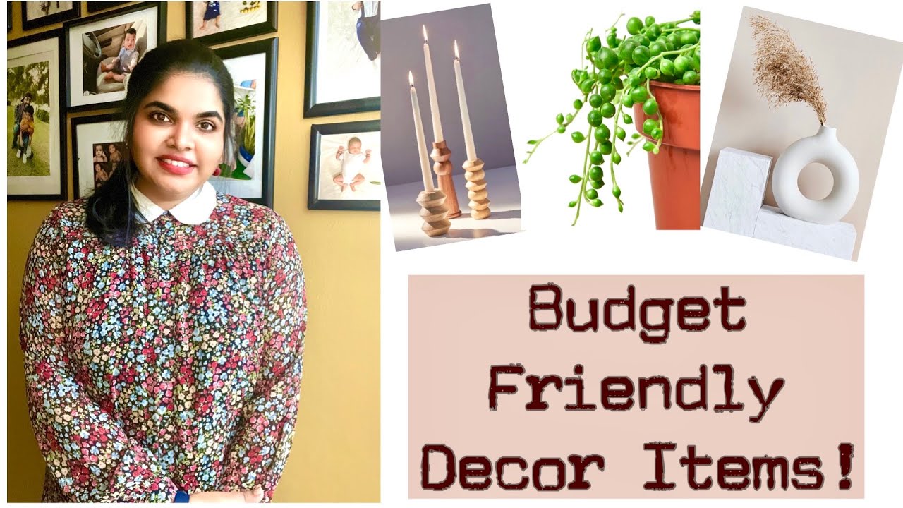 Budget Friendly Decor Items to Style Your Home | How to Decorate on a ...
