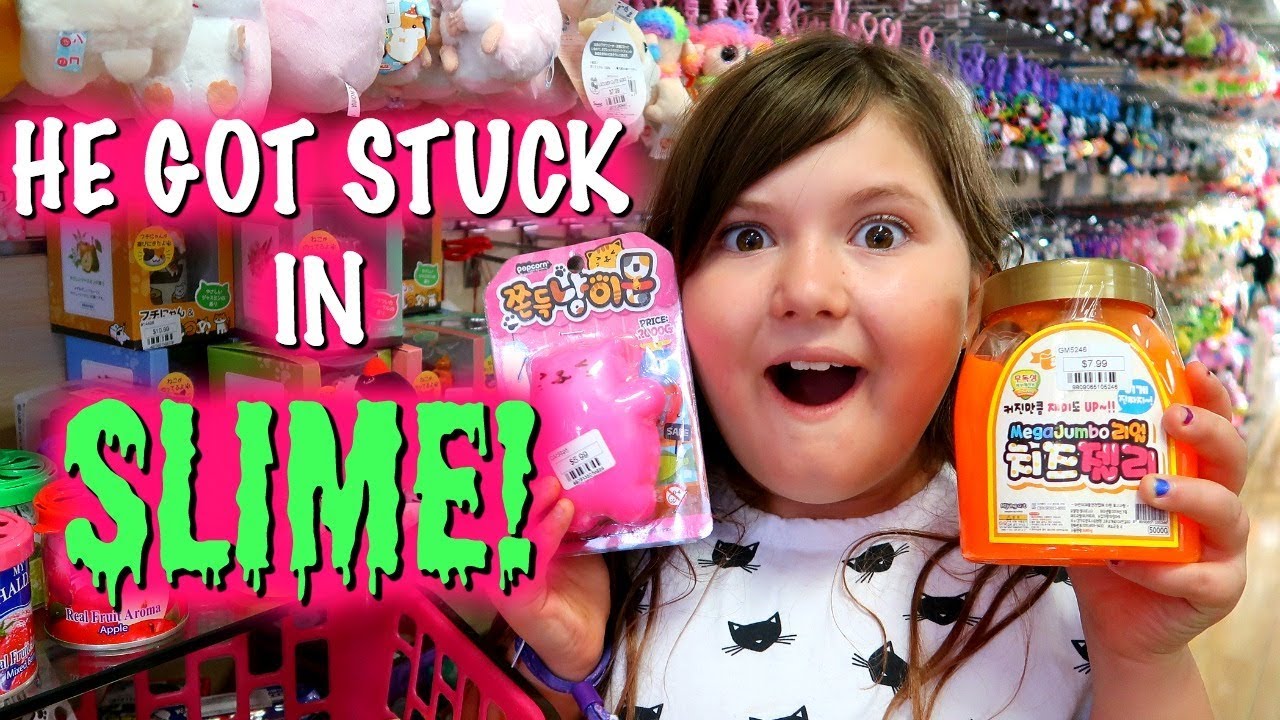 Slime & Squishies at Little Tokyo! & SLIME DARE! - YouTube
