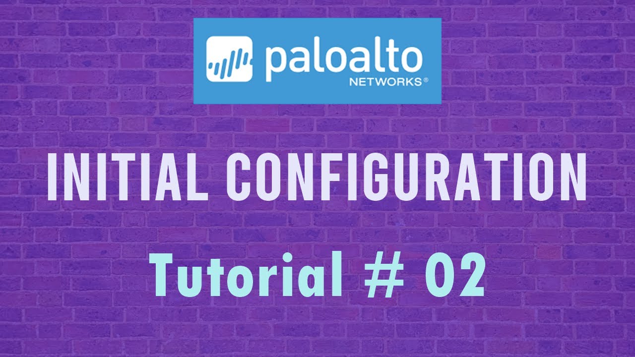 How to add initial configuration on Palo Alto Firewall - YouTube