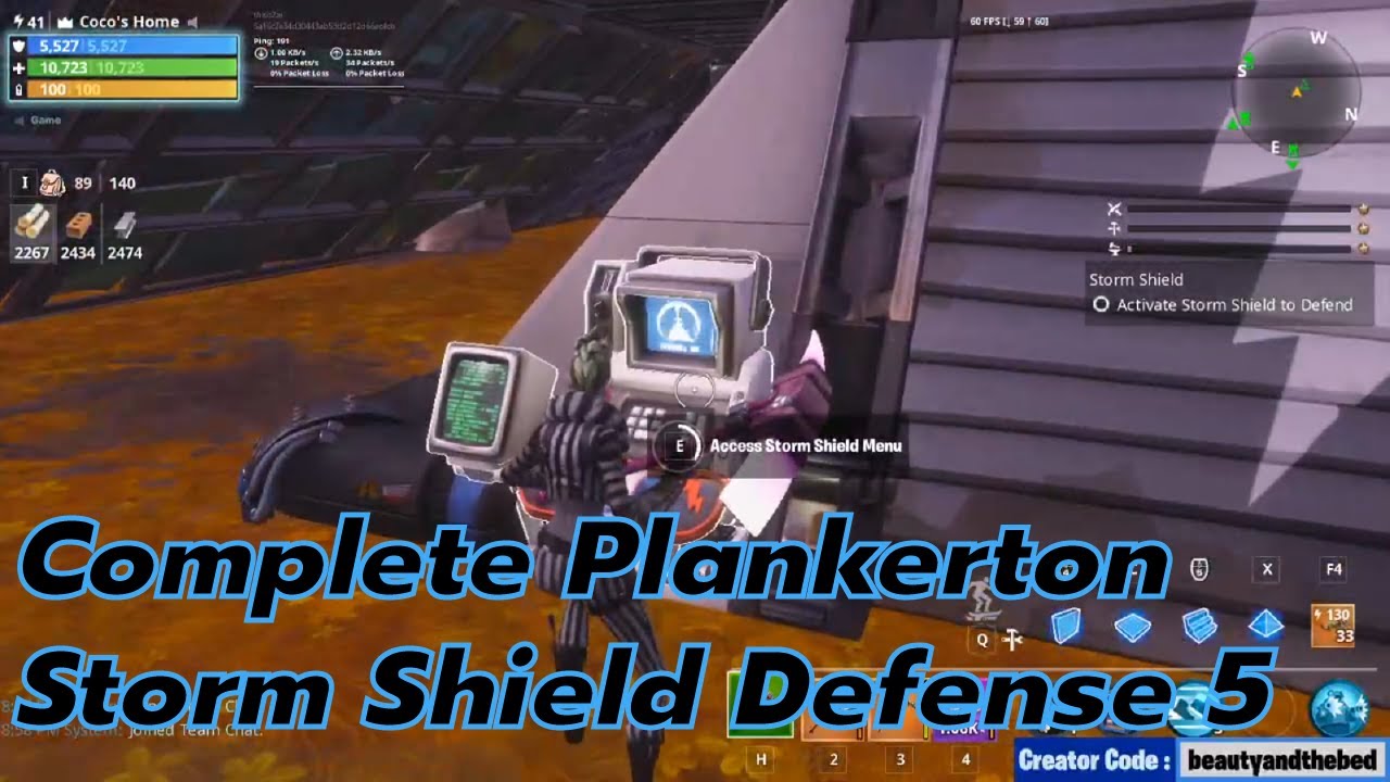 Fortnite วิธีเล่น Plankerton Defense 5 : Complete Plankerton Storm ...