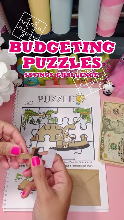 🧩🌺 Budgeting Puzzles Day 🌺🧩 Saving Another $10 🌺 Getting Close - 3 ...