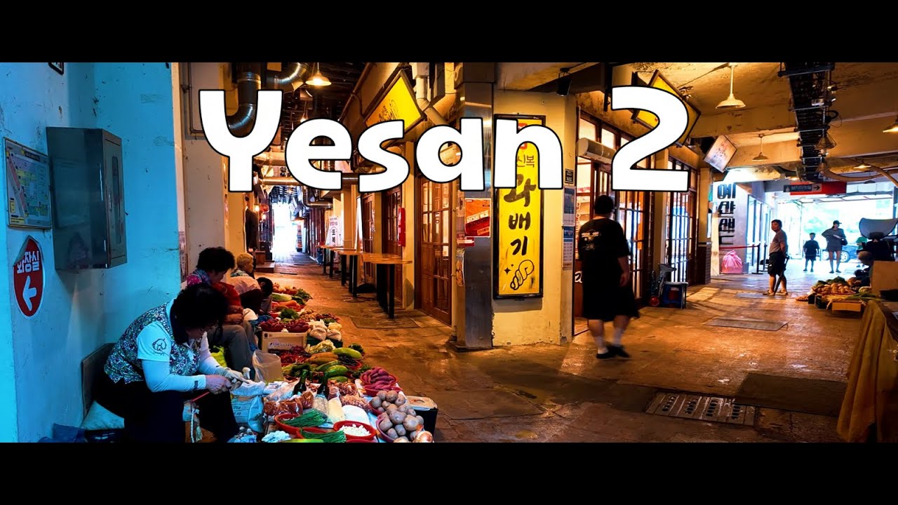 Yesan Travel Vlog [4K] Market Stroll & Metasequoia Path | 예산 여행 브이로그 ...